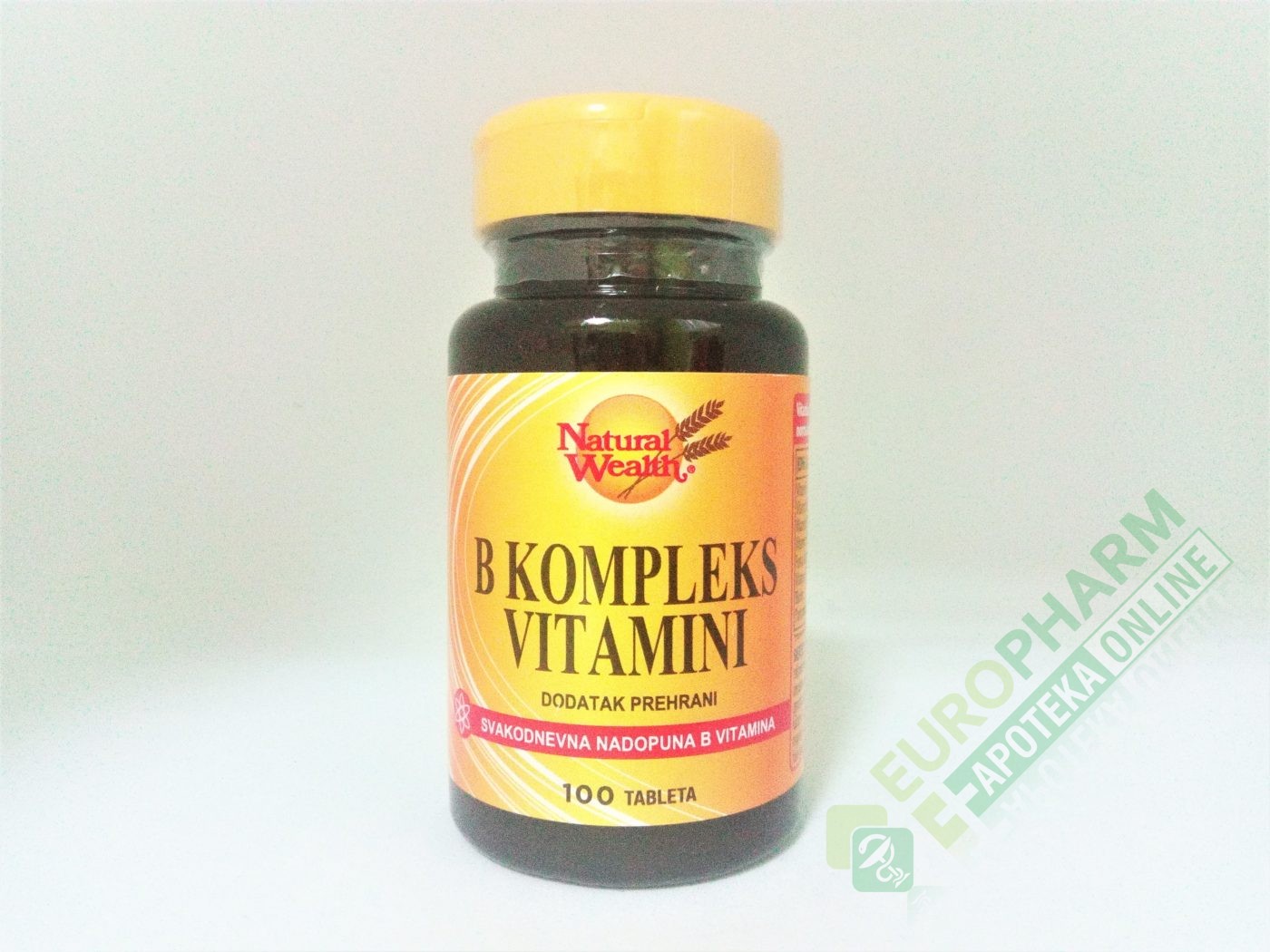 NATURAL WEALTH B KOMPLEKS VITAMINI tablete a 100, Dodatak prehrani za ...