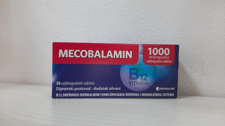 MECOBALAMIN 1000 μg sublingvalne tablete a 30, Dodatak prehrani za ...