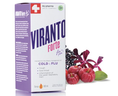 VIRANTO Forte sirup100ml, Prirodno riješenje za prehladu i gripu - eApoteka