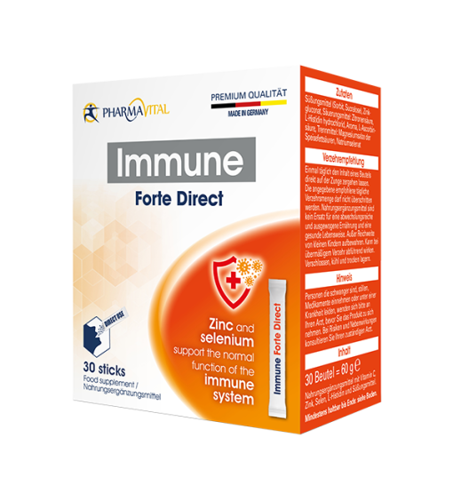 PHARMAVITAL Immune Forte Direct Cink + Selen + Vitamin C