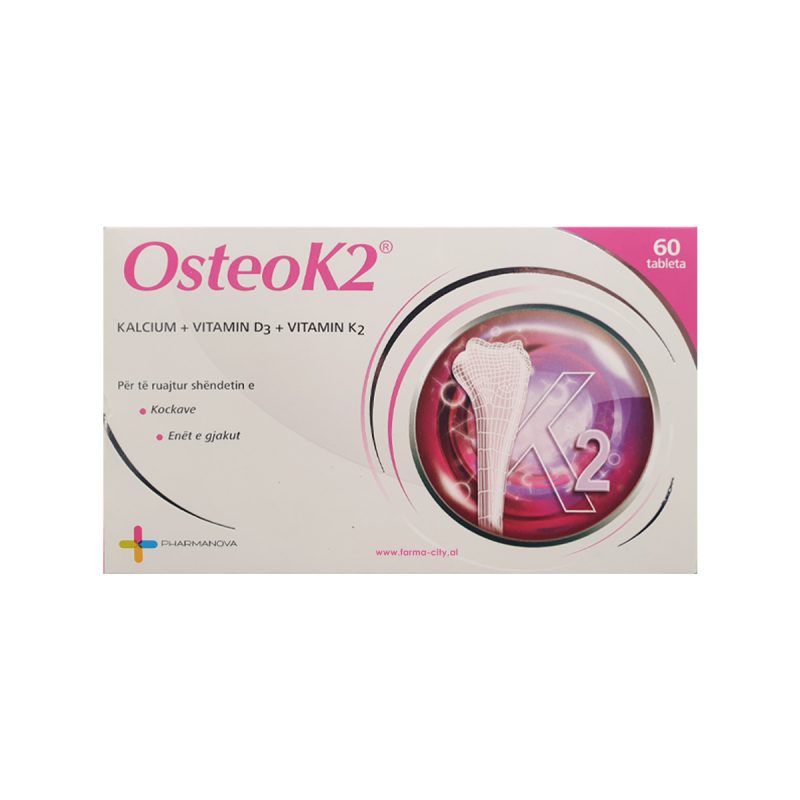 PHARMANOVA OSTEO K2 tbl a 60, dodatak prehrani za jače kosti - eApoteka