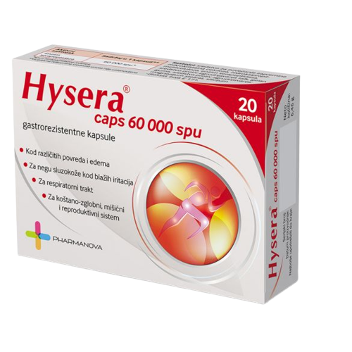 PHARMANOVA HYSERA kapsule a 20, Dodatak prehrani sa enzimom ...